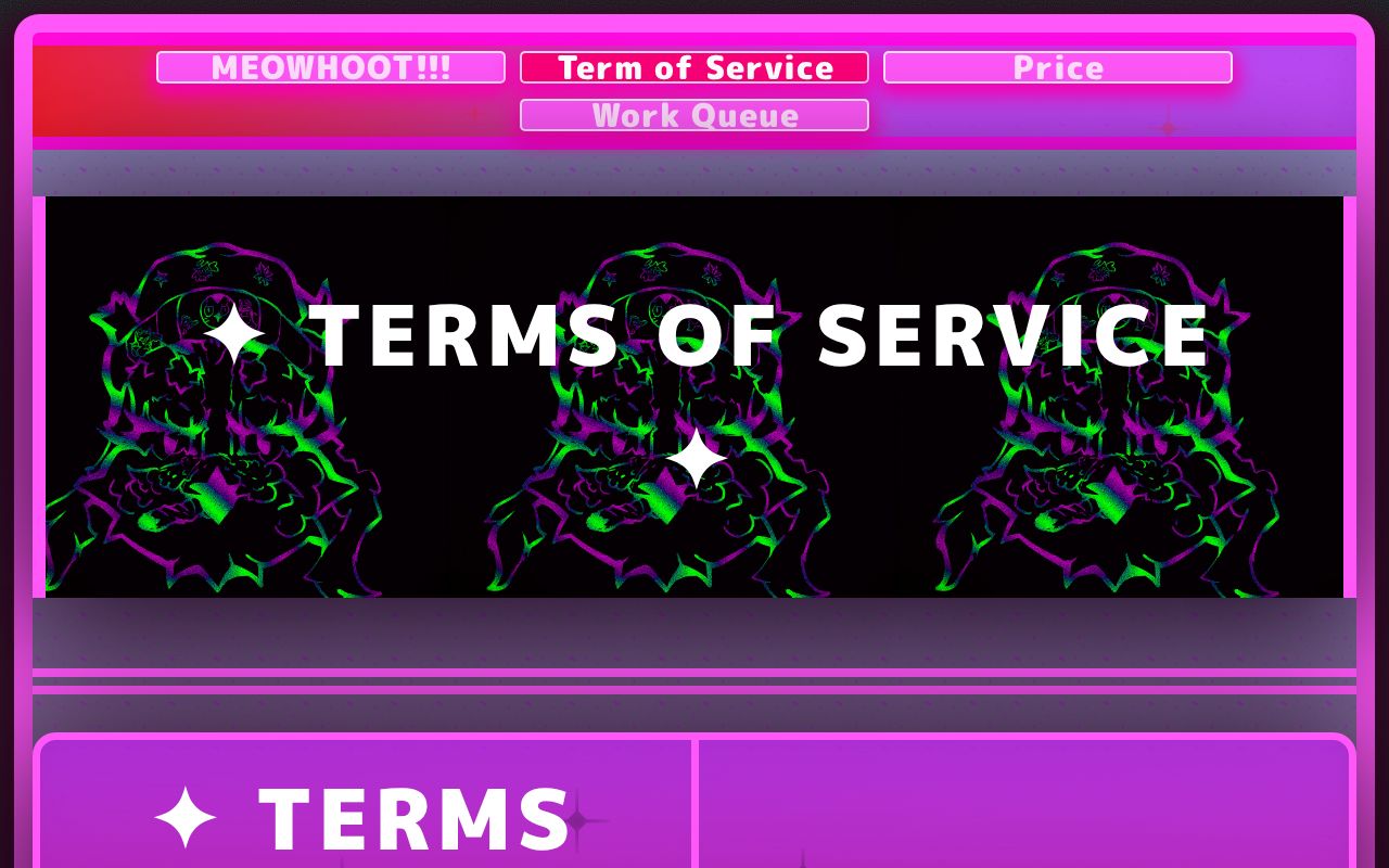 KiraOwlHoots Term Of Service